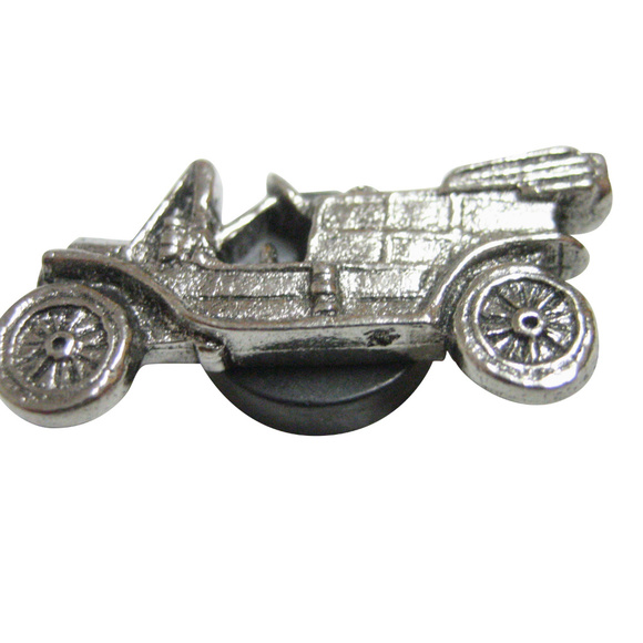 Kiola Designs | Other | Silver Toned Textured Retro Car Magnet | Poshmark